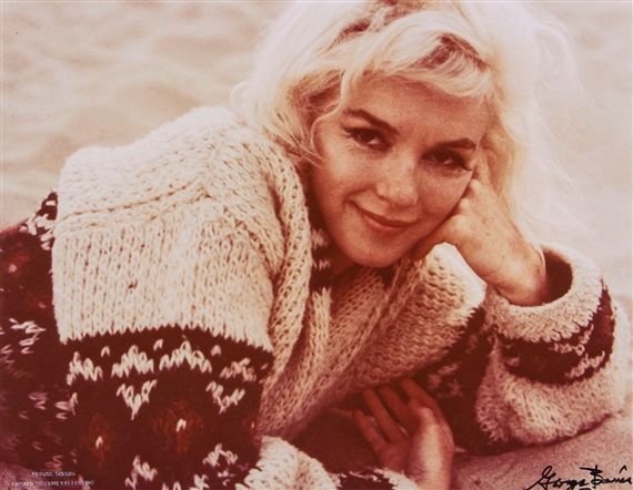 Barris George Marilyn Monroe Lying On Couch Reading Circa 1962 4690
