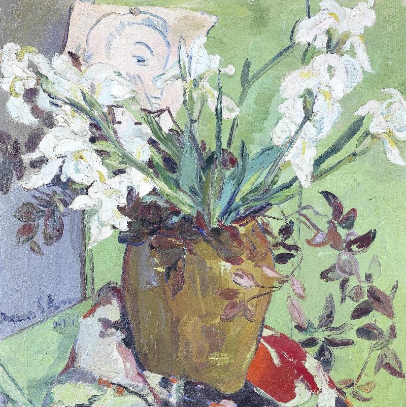 Irma Stern | Still life with tiger lilies (1960) | MutualArt