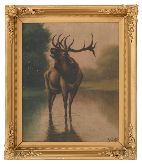 T. Bailey | Portrait of an elf in a landscape | MutualArt