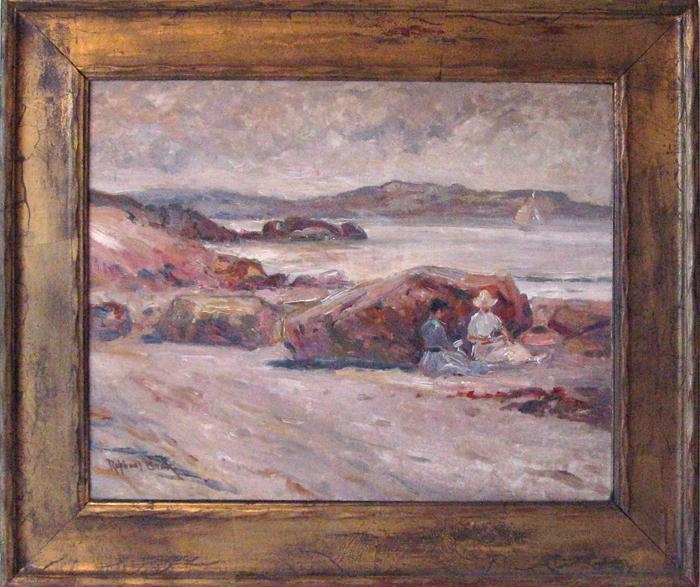 Raphael Beck | Beach scene | MutualArt