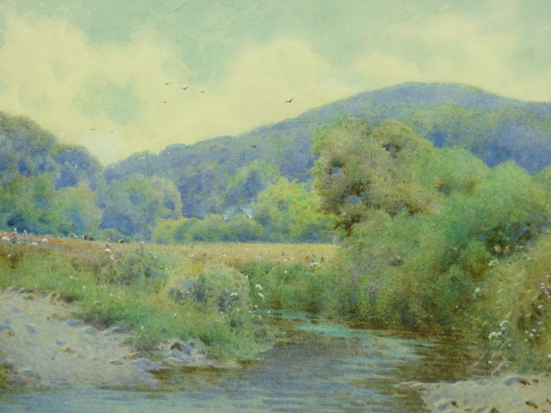 John Abernethy Lynas Gray | Welsh river landscape (1909) | MutualArt
