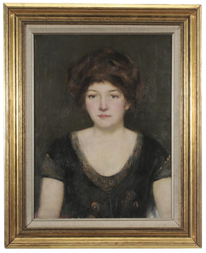 Carl John David Nordell | Portrait Of A Young Woman | MutualArt