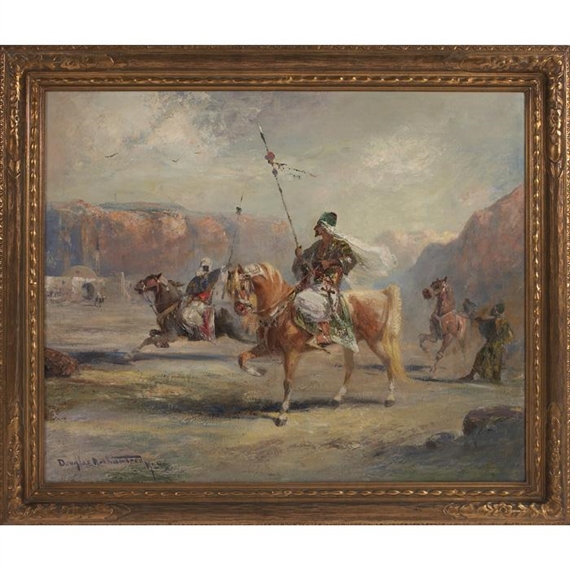 Douglas Arthur Teed | Orientalist Scene, Men on Horseback | MutualArt