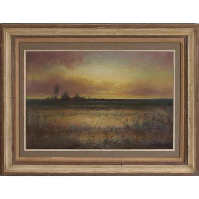 Dwight William Tryon | Untitled (Winter Landscape) (1916) | MutualArt