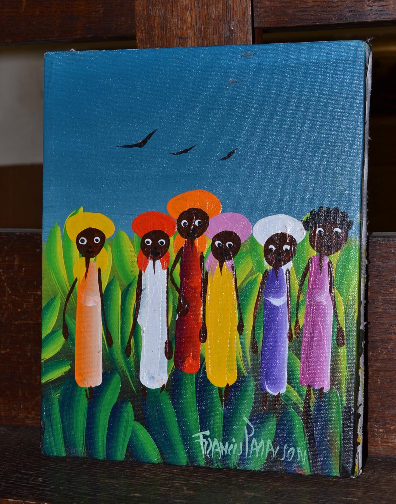 Francis Paraison | Figures amidst foliage | MutualArt