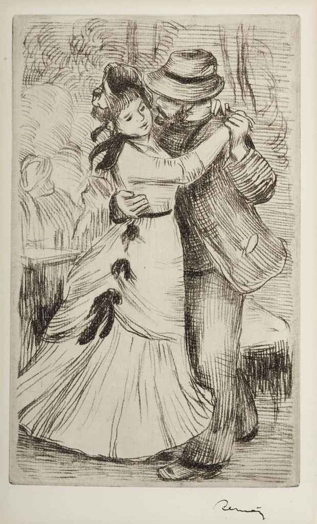 Pierre-Auguste Renoir | La Danse à la Campagne, 2e Planche (Delteil ...