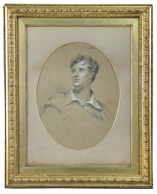 British School, 19th Century | Portrait of Lord Byron | MutualArt