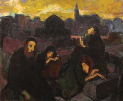Jakob Steinhardt | Rachel Weeping for her Children (1965) | MutualArt