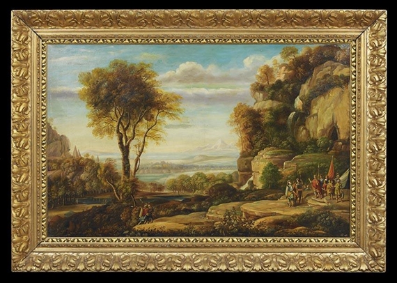 Nicolas Poussin | Classical Landscape with Figures | MutualArt