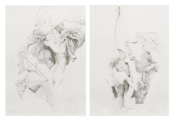 Jürgen Görg | 2 Works : Jazz I ; Jazz II | MutualArt