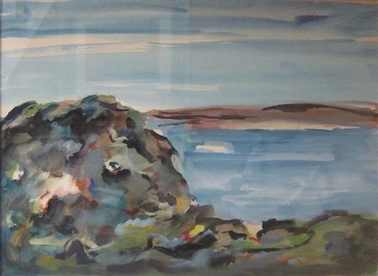 Mordechai Avniel | Kinneret landscape | MutualArt