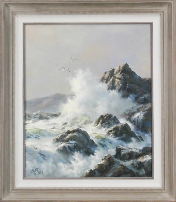 Robert Wee | Crashing Waves | MutualArt