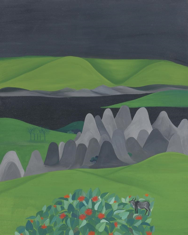 Bhupen Khakhar | DE-LUXE TAILORS (1972) | MutualArt