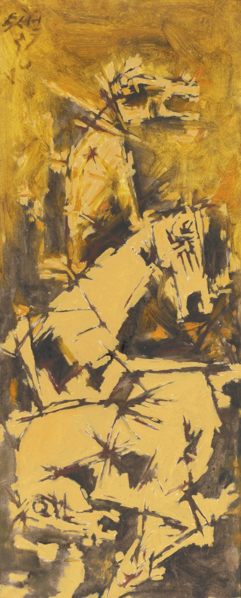 Maqbool Fida Husain | Untitled (1960) | MutualArt