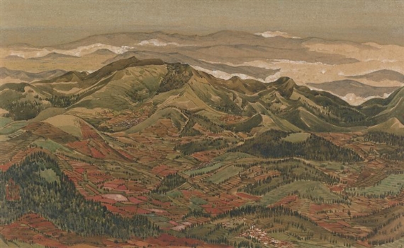Indra Dugar | View of nilgiri hills from doddabetta (1965) | MutualArt
