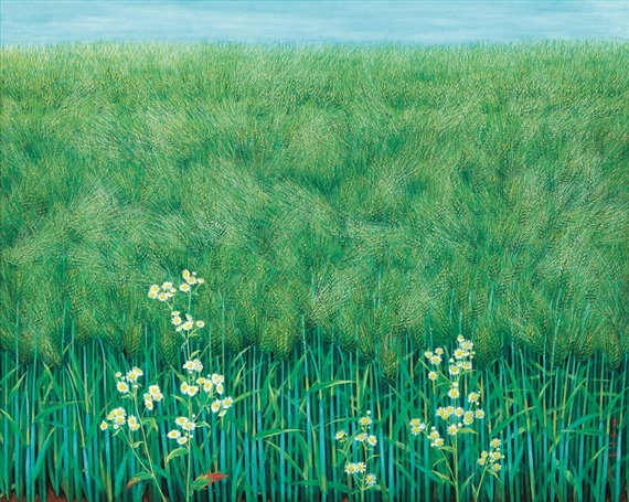 Lee Sook Ja | Green Barley (2005) | MutualArt