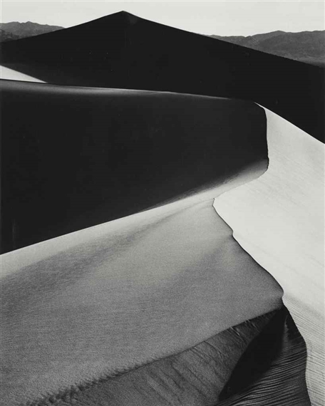 Ansel Adams | Sand Dunes, Sunrise, Death Valley National Monument, c ...