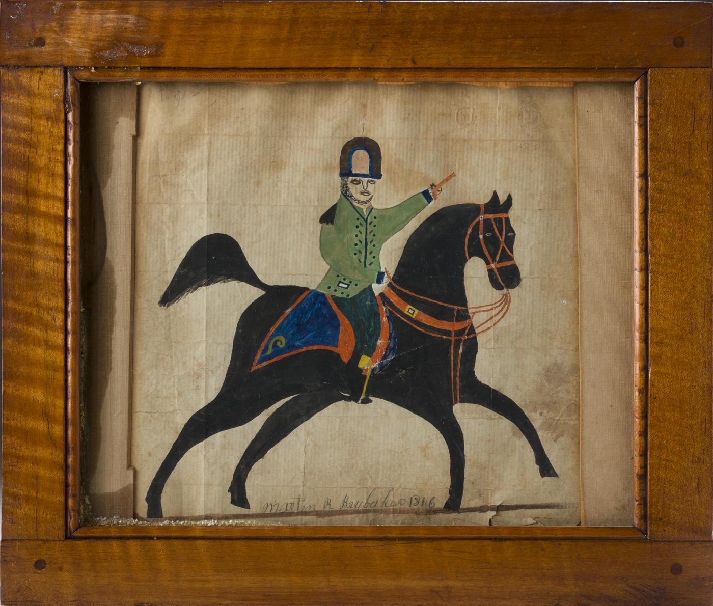 Martin R. Brubaker | Pennsylvania drawing of a military officer on ...