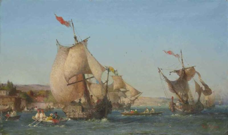 Germain Fabius Brest | Quartier de Constantinople (1857) | MutualArt