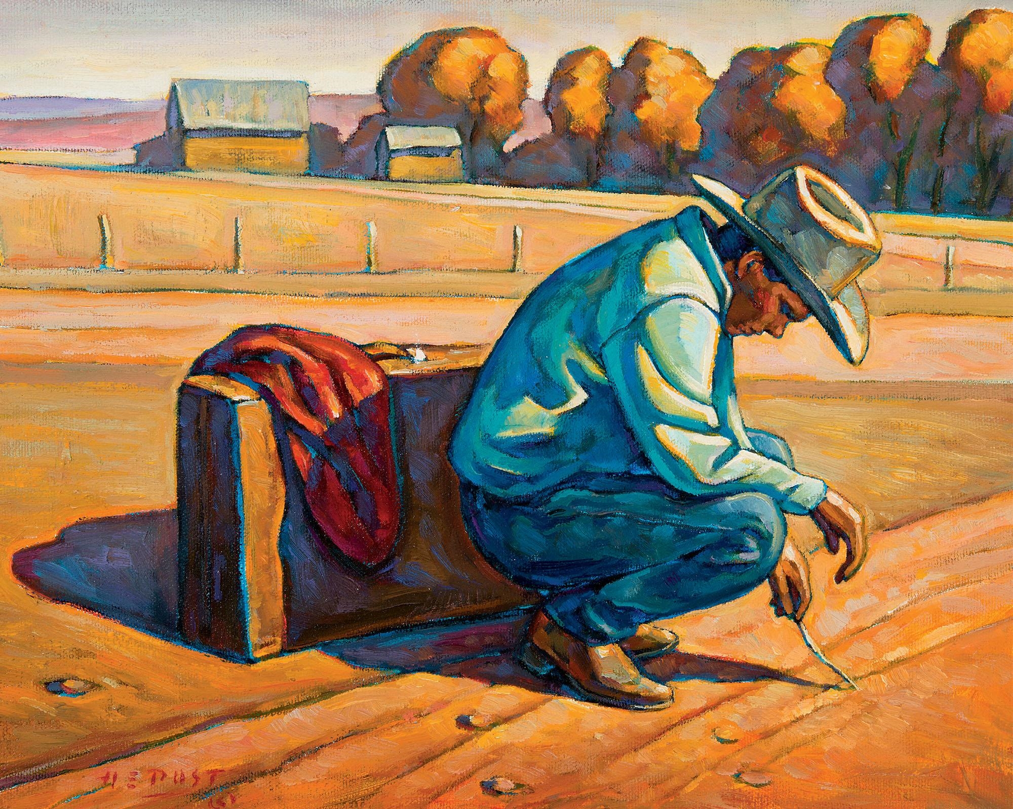 Howard Post | Red Scarf | MutualArt