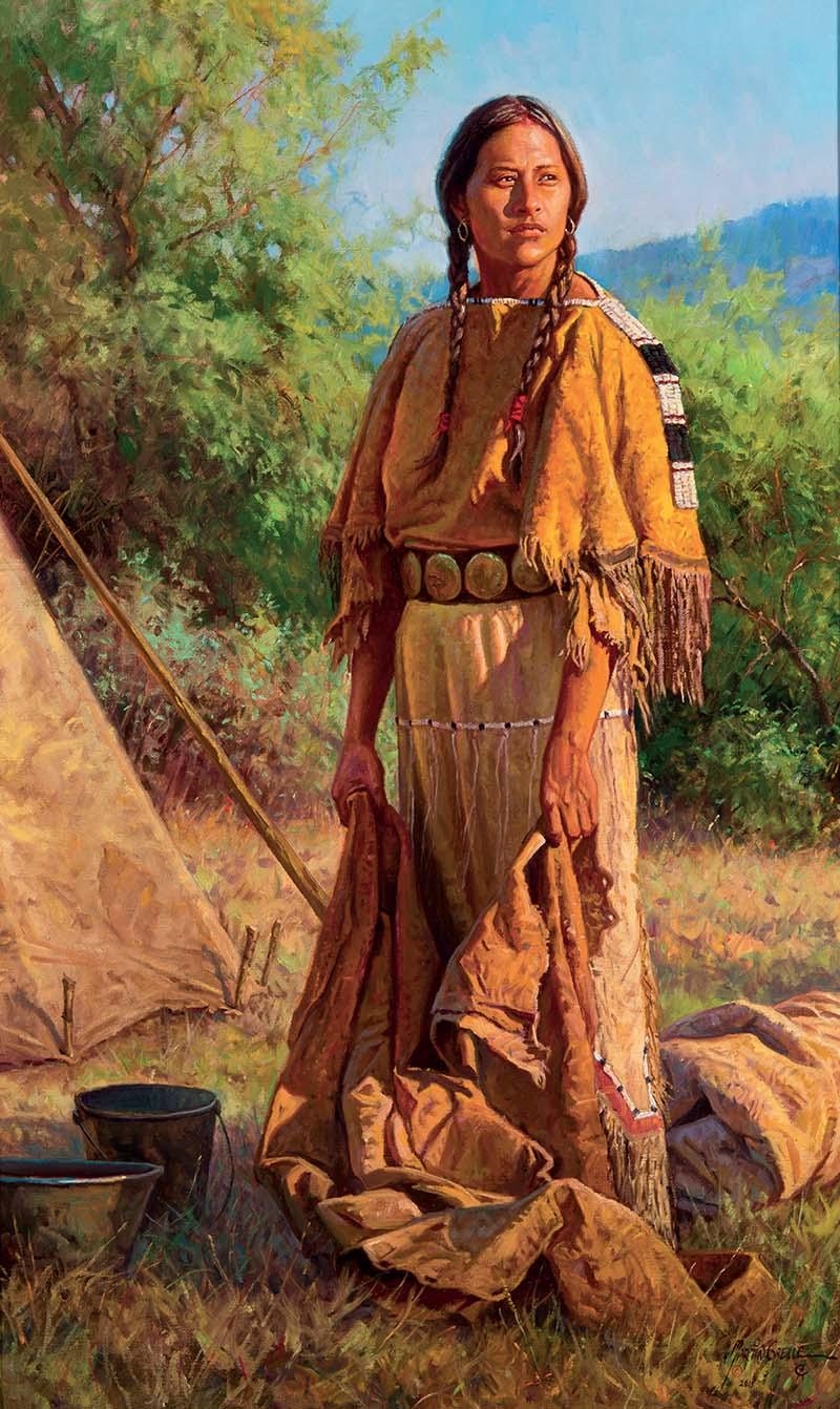 Martin Grelle | Cheyenne Maiden | MutualArt