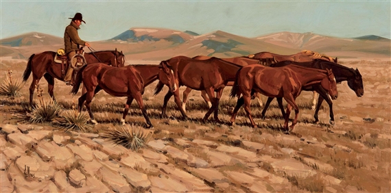 Fred Fellows | When the Round-Up's Over | MutualArt