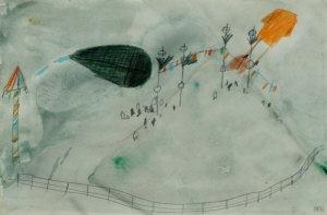 Mary Newcomb | Kites at Barsham Fair | MutualArt
