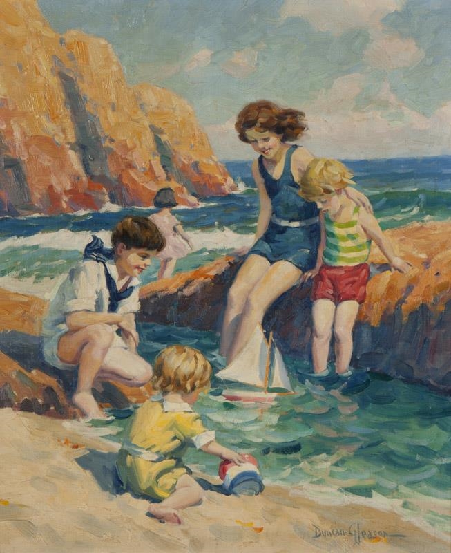 Joe Duncan Gleason | Youthful Mariners (Circa 1930) | MutualArt