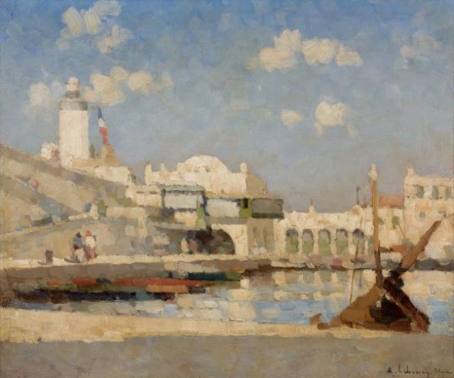Albert Marie Lebourg | ALGER, L'AMIRAUTÉ THE PORT OF ALGIERS | MutualArt