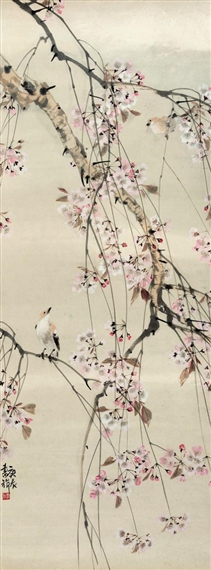 Zhang Shuqi | BIRDS AND PEACH BLOSSOMS | MutualArt