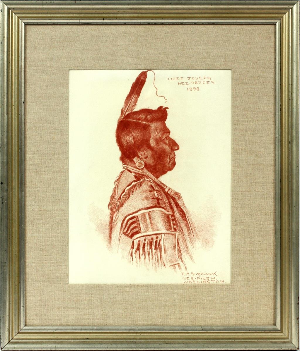 Elbridge Ayer Burbank | CHIEF JOSEPH NEZ PERCES | MutualArt