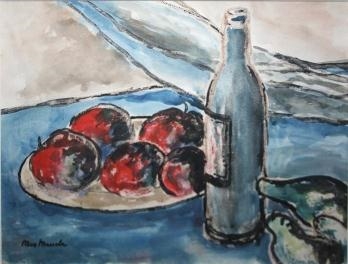 Max McCabe | BOTTLE AND FRUIT | MutualArt