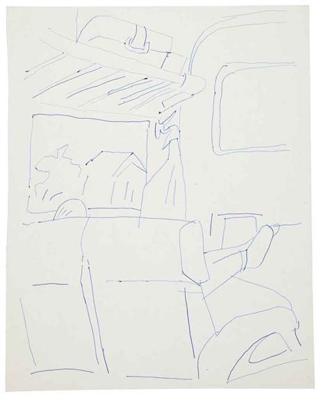 Andy Warhol | Train Interior (1956) | MutualArt