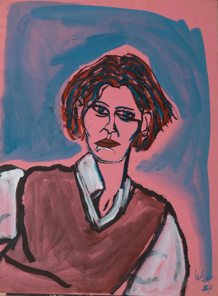 David West | Six Portraits of Charles Cowles Gallery Staff (1984 ...