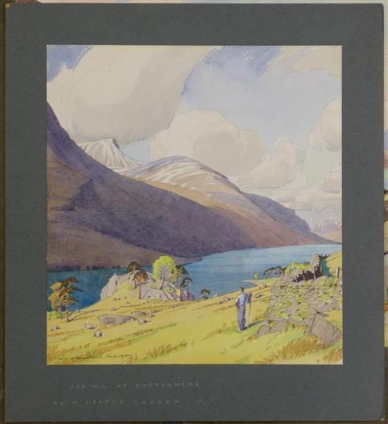 William Heaton Cooper | 2 Works: Spring at Buttermere; and Autumn ...