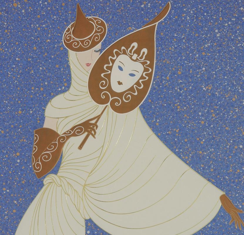 Erté | TANAGRA (BLUE) | MutualArt