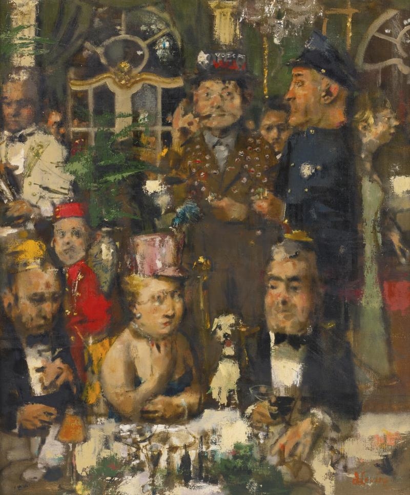 Jack Levine | The Banquet | MutualArt