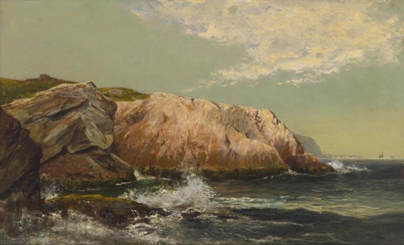 James Brade Sword | Seascape (1885) | MutualArt