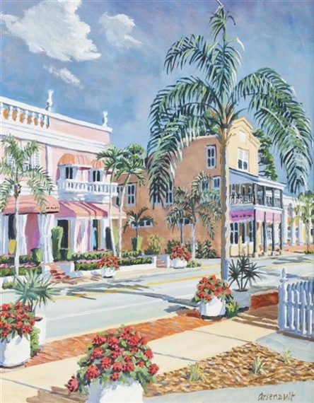 Paul Arsenault | Third Street South Old Naples | MutualArt