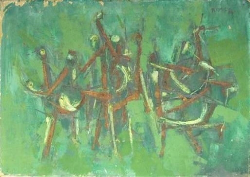 Robert Grieve | Untitled Abstract (1959) | MutualArt