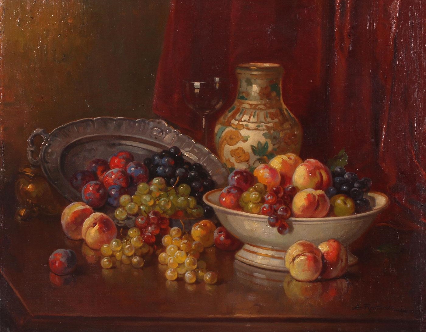 Anton Raufer-Redwitz | Still Life with Fruit | MutualArt