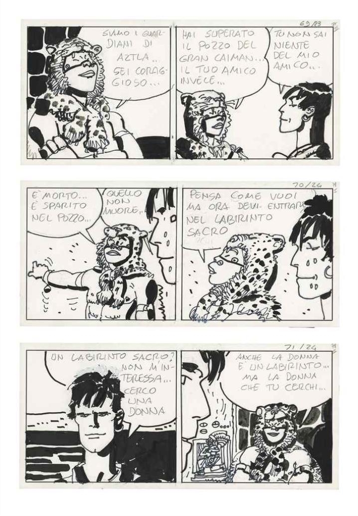 Hugo Pratt | CORTO MALTESE, M (T.10, PLANCHE 72, 73), CASTERMAN (1989 ...