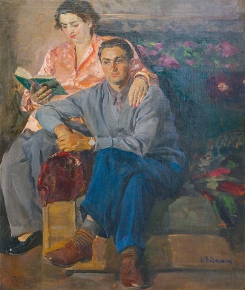 Igor Vladimirovich Radoman | Spouses Zaytsevy in the interior (1955 ...