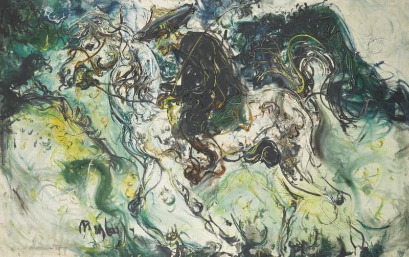 Affandi | HORSE RIDER (1964) | MutualArt