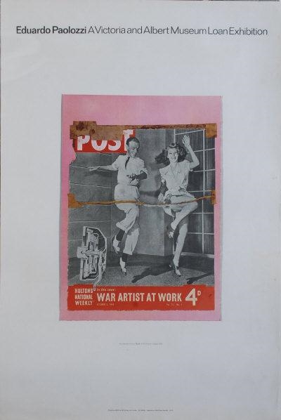 Eduardo Paolozzi | Exhibition Poster for V&A using ,Bunk, collage ...