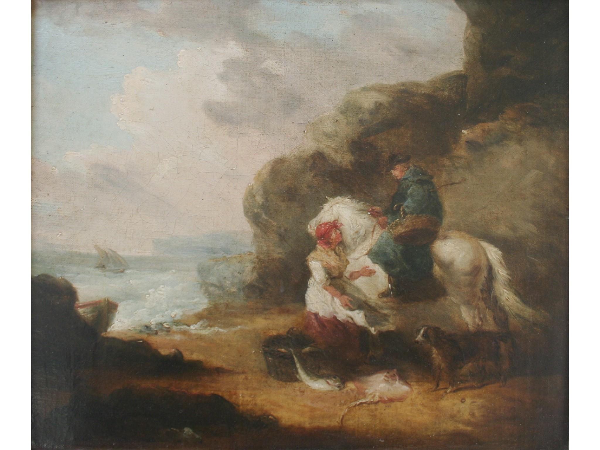 George Morland | SELLING FISH | MutualArt