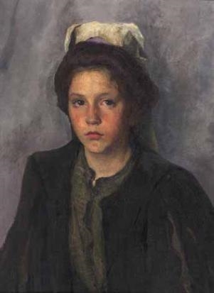 Joseph Milner Kite | PORTRAIT OF A YOUNG GIRL | MutualArt