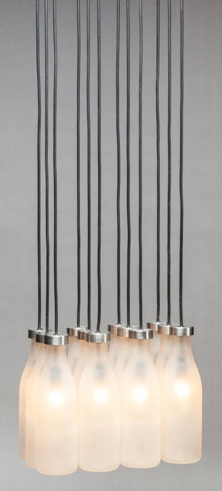 Remy Tejo | Milk bottle lamp (1991) | MutualArt