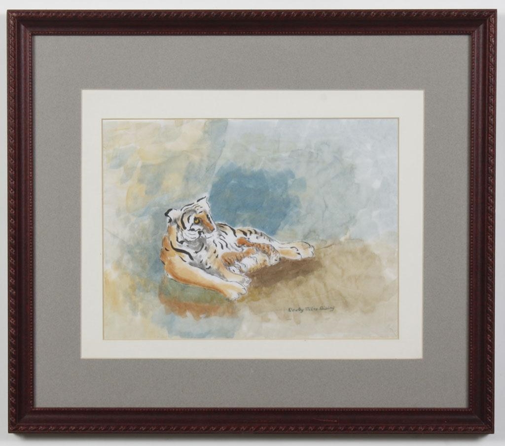 Dorothy Milne Rising | Tiger with cubs | MutualArt