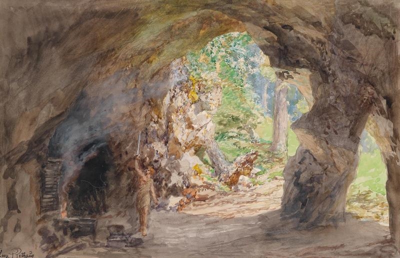 Leopold Rothaug | Cave Siegfried Design for a Stage Set | MutualArt